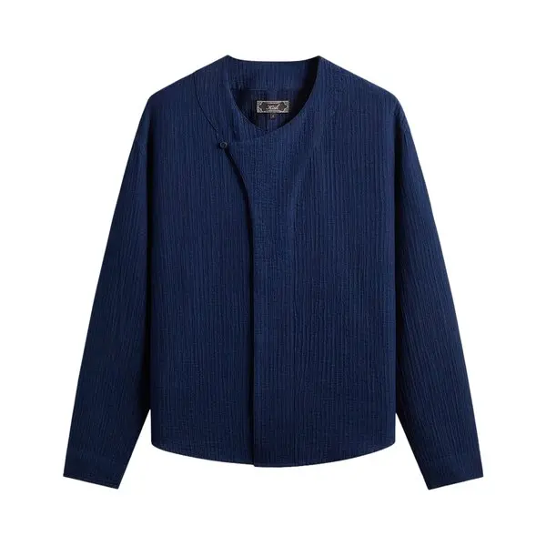 Kith Indigo Seersucker Townsend Shirt