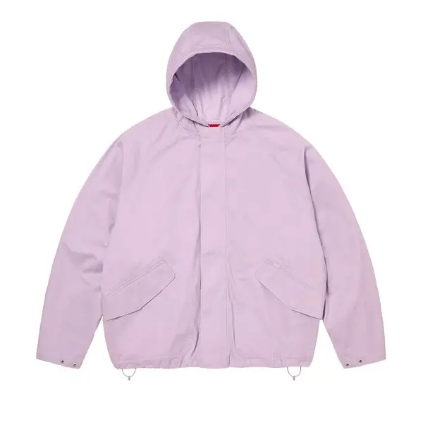 Supreme Hooded Raglan Jacket - Purple