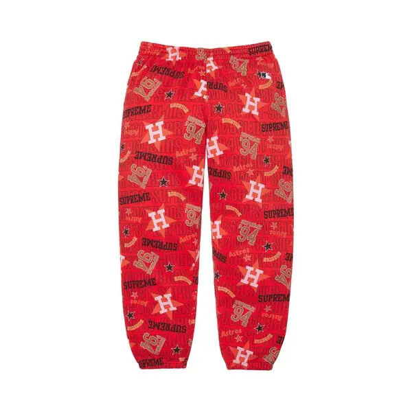 Supreme X Mitchell & Ness Teams Sweatpant - Red