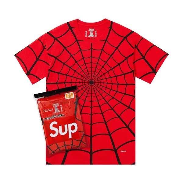 Supreme X Hanes Spider-man Tagless Tees