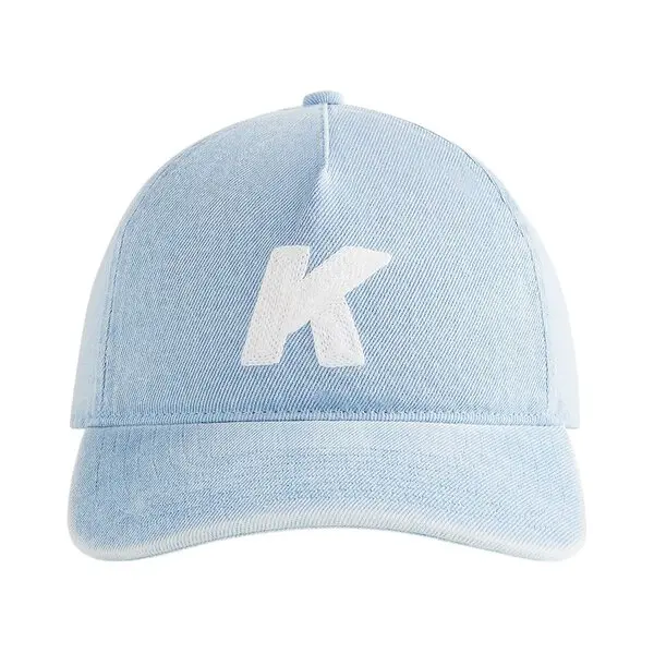 Kith Denim Bay Low Pinch Crown Snapback - Blue