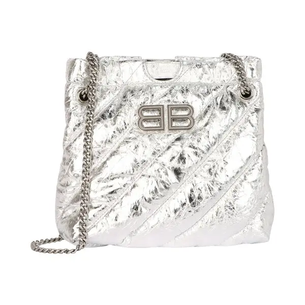 Balenciaga Xs Quilted Crush Tote Bag