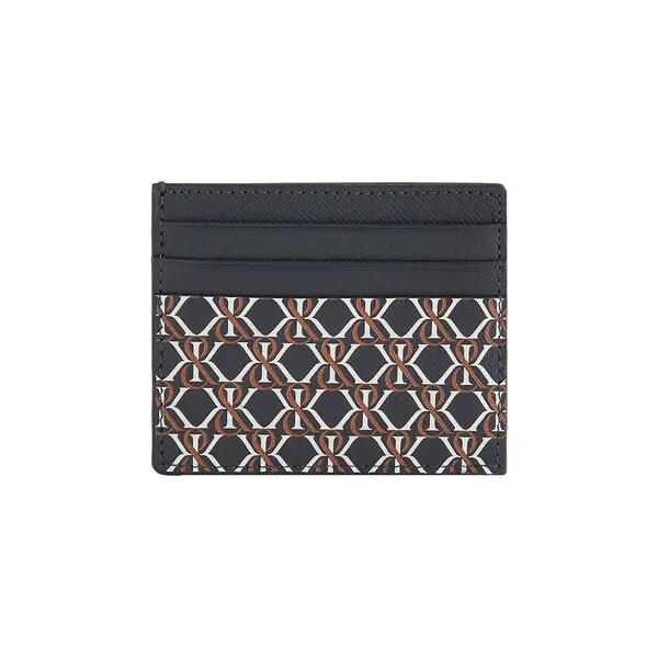 Kith Printed Monogram Card Holder 'nocturnal - Blue