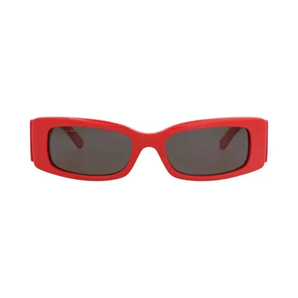 Balenciaga Square Frame Sunglasses - Red