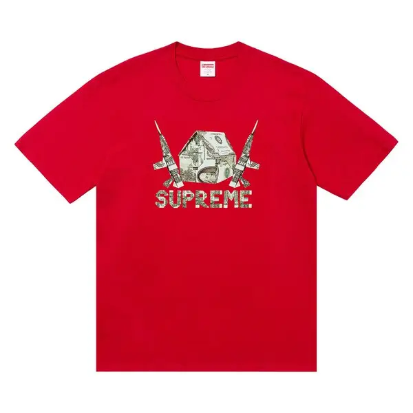 Supreme Graphic Print T-shirt - Red