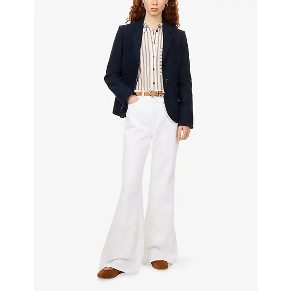 ME+EM Soft Sculpt Textured Bouclé Cotton-blend Jacket