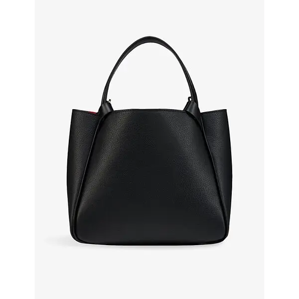 CHRISTIAN LOUBOUTIN Bettina Mini Empire Leather Tote Bag - Black