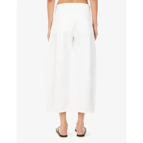 ME+EM Straight-crop Stretch Twill Cotton Trousers