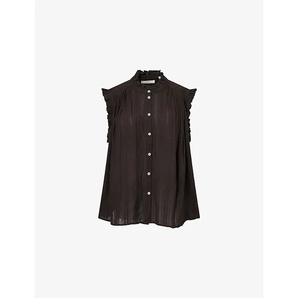 SKALL STUDIO Ruffled Cotton Top