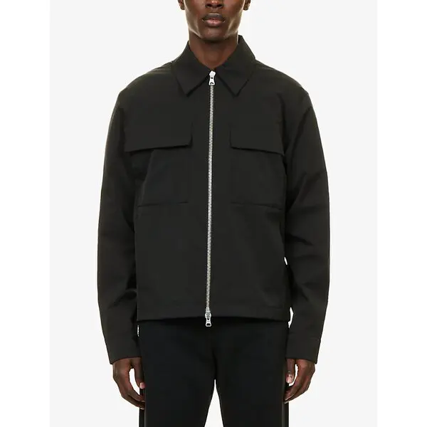 Nn07 Zip-up Showerproof Jacket - Black