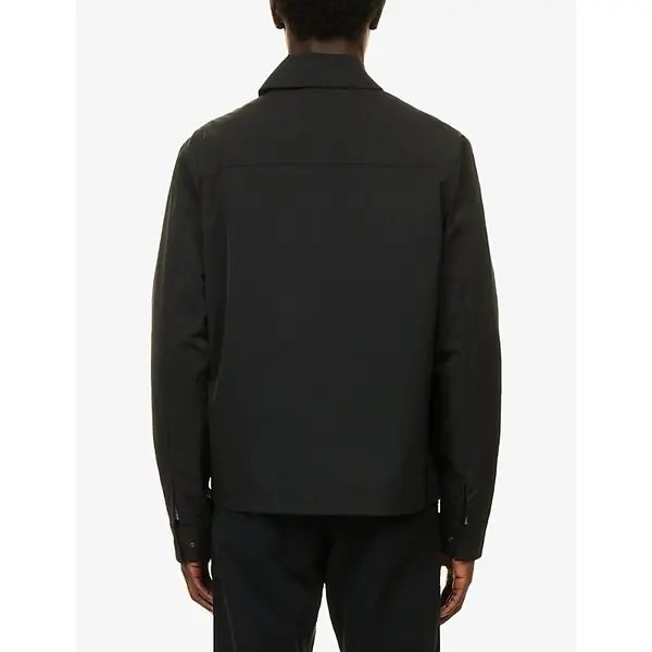 Nn07 Zip-up Showerproof Jacket - Black