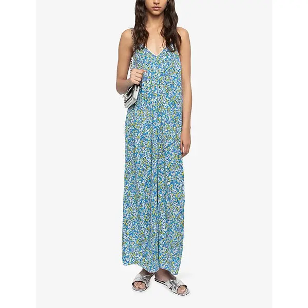 Zadig&Voltaire Printed Woven Maxi Dress