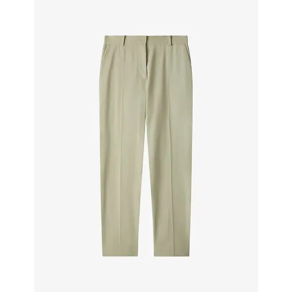 JOSEPH Coleman Tapered-leg Stretch-cotton Trousers
