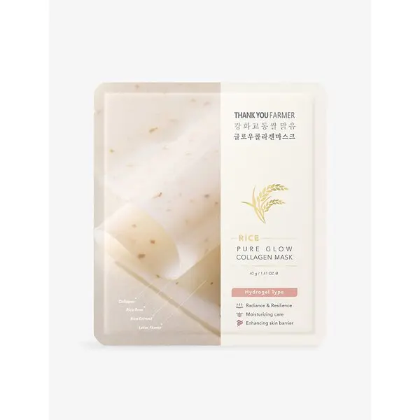 THANK YOU FARMER Rice Pure Glow Collagen Pack Of Four Masks - One-color