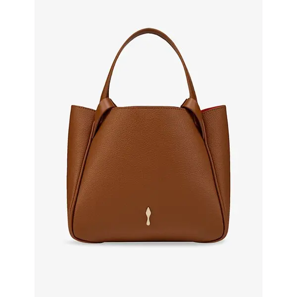 CHRISTIAN LOUBOUTIN Bettina Mini Empire Leather Tote Bag - Cuoio