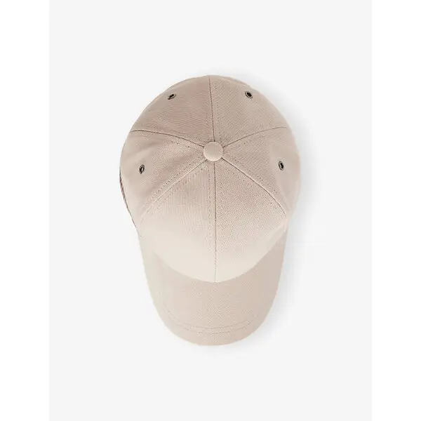 Paul Smith Signature Stripe Trim Corduroy Baseball Cap