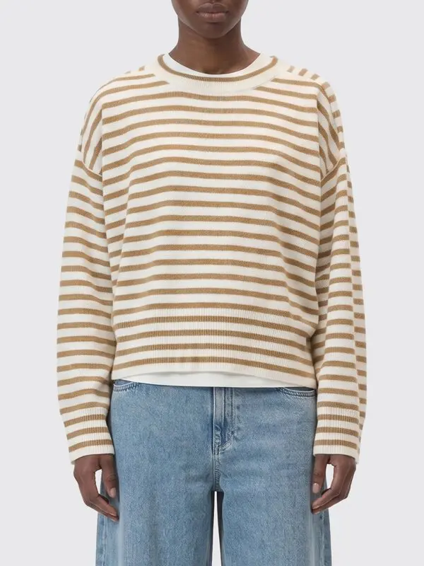 Closed Striped Knit Sweater