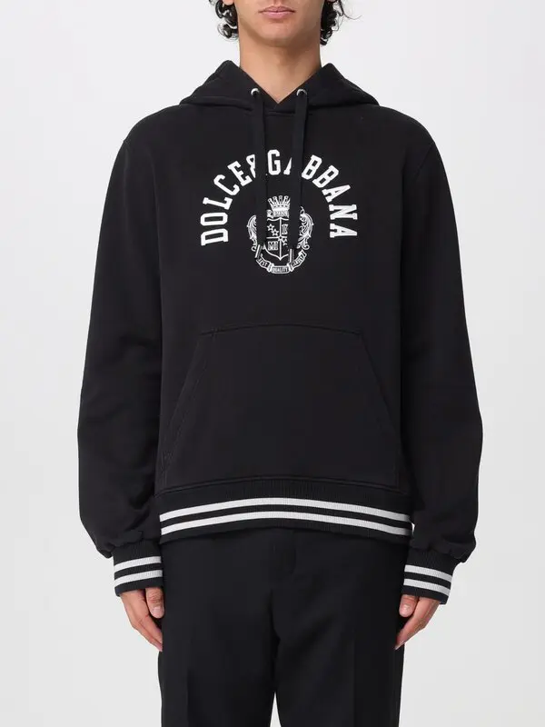 Dolce & Gabbana Hooded Sweatshirt - Black