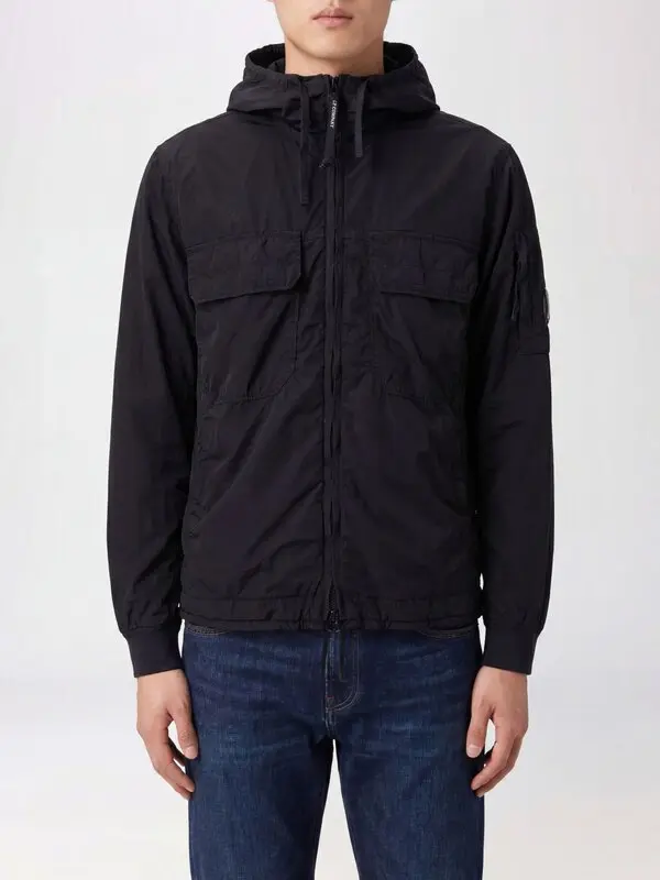 C.P. COMPANY Regenerated Econyl® Nylon Chromer Windbreaker Jacket - Black