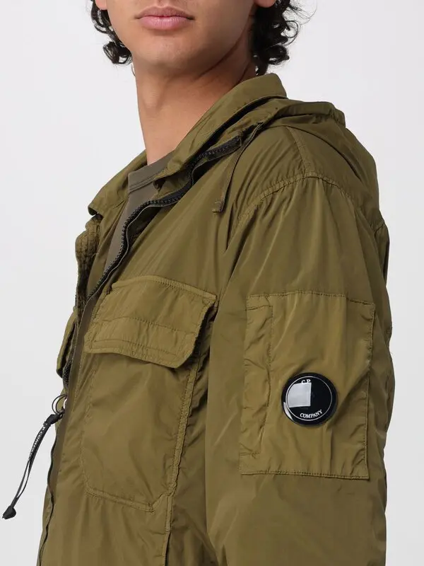 C.P. COMPANY Regenerated Nylon Windbreaker Jacket - Green