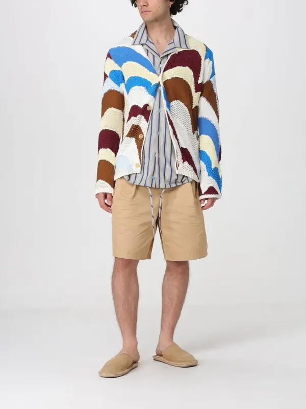 Marni Abstract Pattern Cotton Cardigan