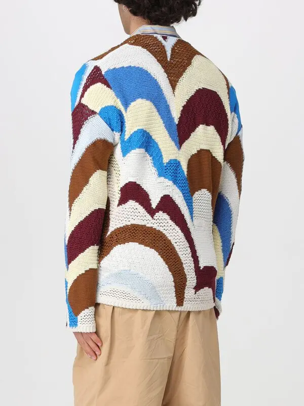 Marni Abstract Pattern Cotton Cardigan