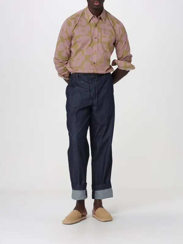 Dries Van Noten Penny Model Wide-leg Denim Pants - Blue