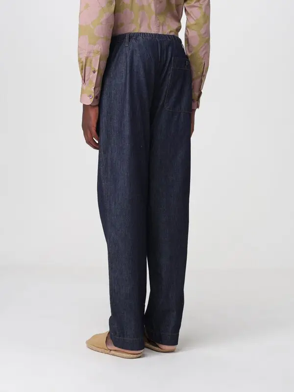 Dries Van Noten Penny Model Wide-leg Denim Pants - Blue