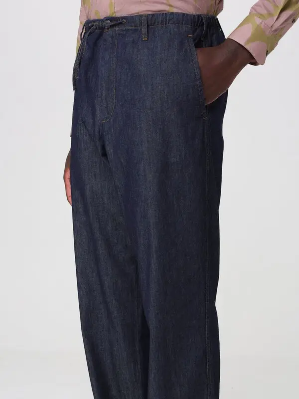 Dries Van Noten Penny Model Wide-leg Denim Pants - Blue