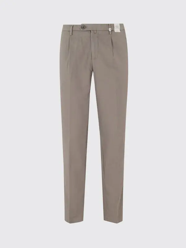 MYTHS Tailored Pleated Trousers - Beige