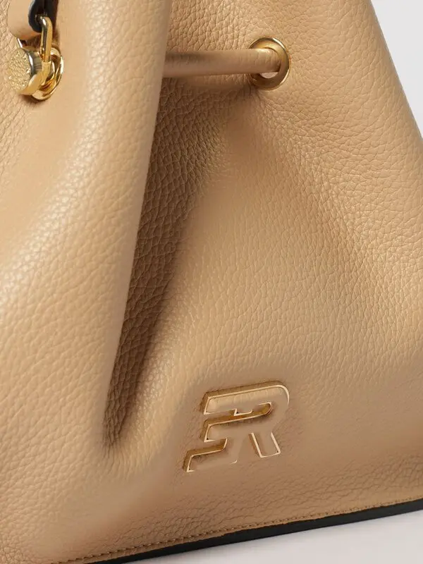 ERMANNO FIRENZE Leather Handbag - Nude