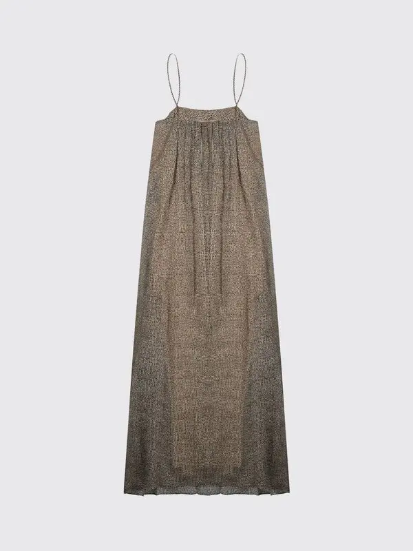 ALYSI Solidcolor Jersey Slip Dress - Brown