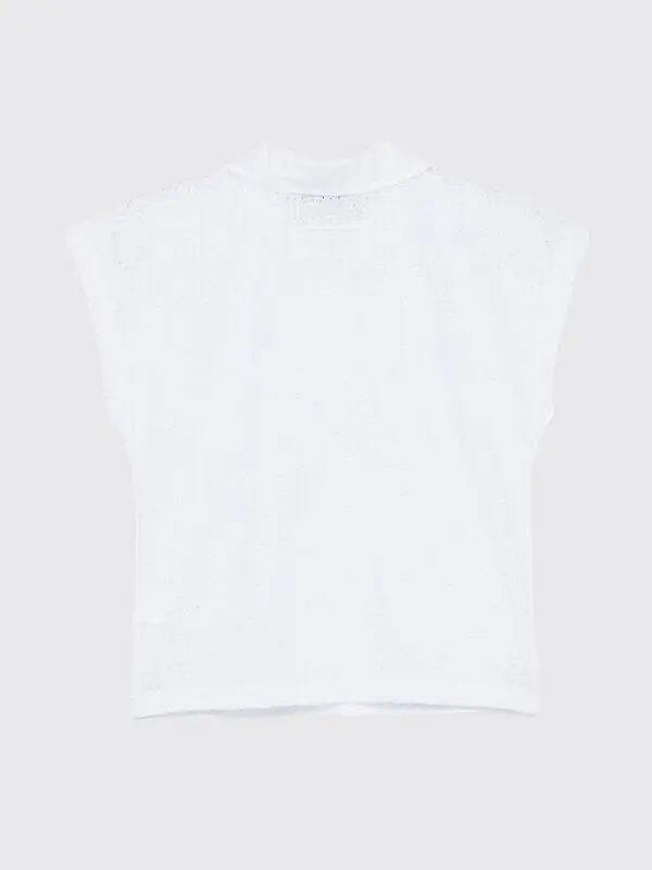 MSGM Lace Trim Polo Shirt