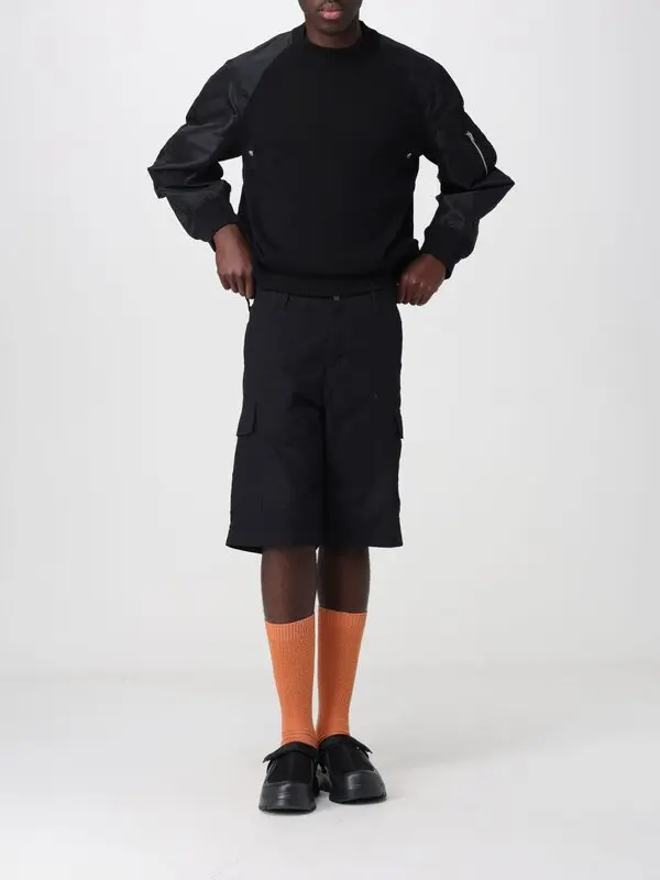 Sacai Cotton & Polyester Blend Crewneck Jumper