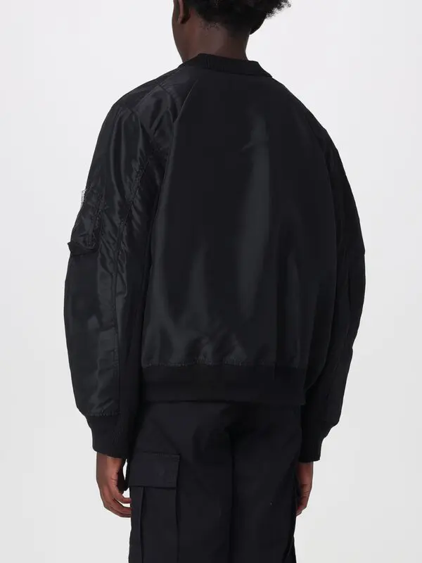 Sacai Cotton & Polyester Blend Crewneck Jumper