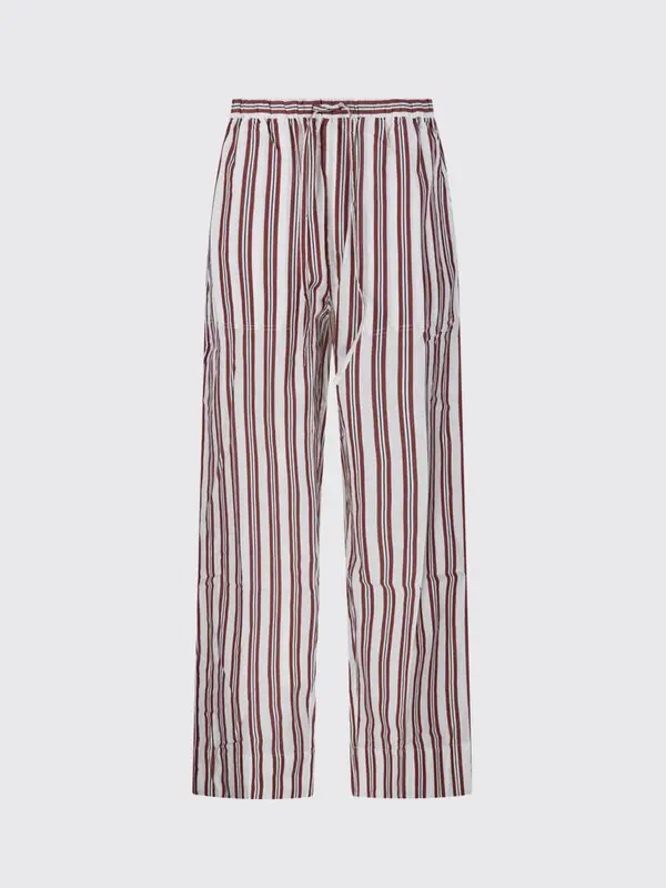 Antik Batik Striped Cotton Wide-leg Trousers