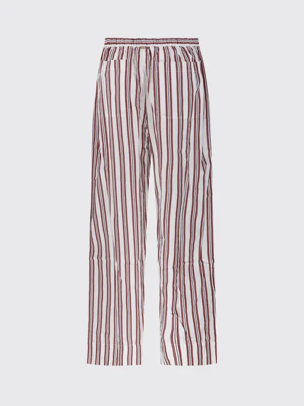 Antik Batik Striped Cotton Wide-leg Trousers