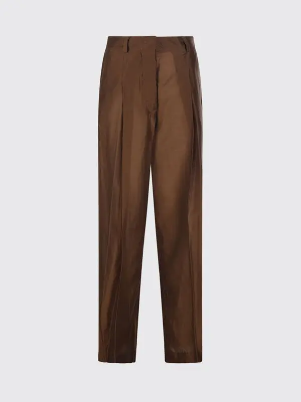 THELATEST High-waisted Straight-leg Trousers In Satin