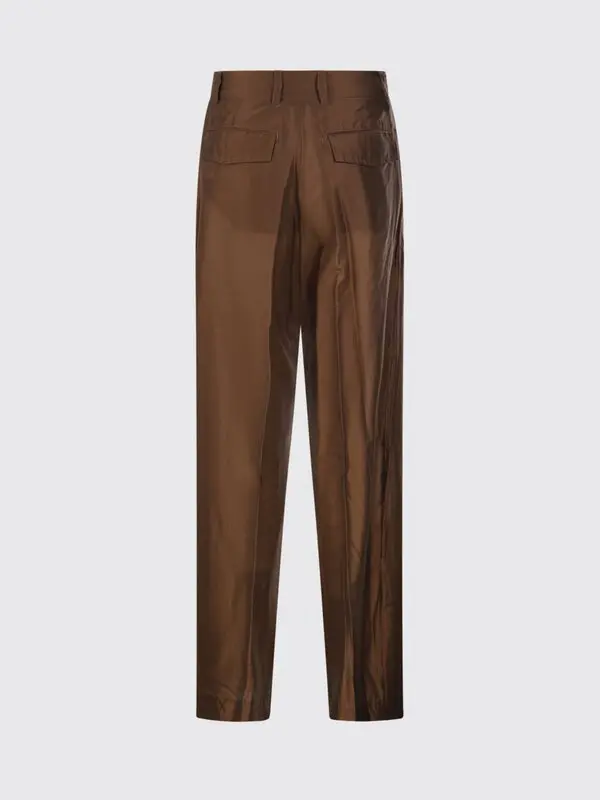 THELATEST High-waisted Straight-leg Trousers In Satin