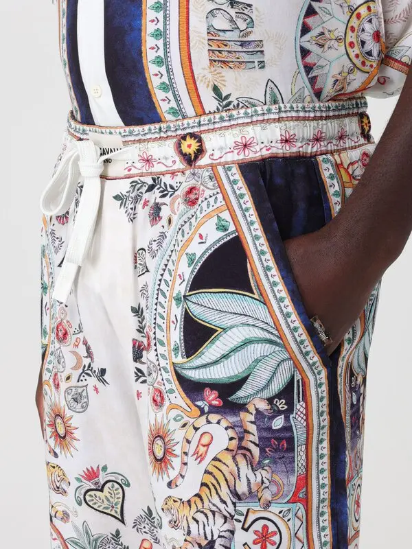 Just Cavalli Graphic Print Drawstring Shorts