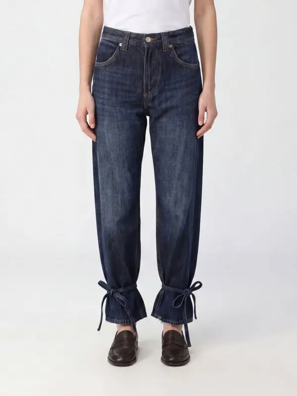 E.L.V. DENIM Straight Leg Jeans - Blue