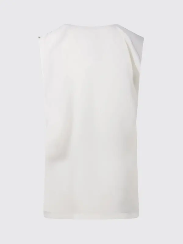Sportmax Asymmetrical Floral Print Viscose Evening Top