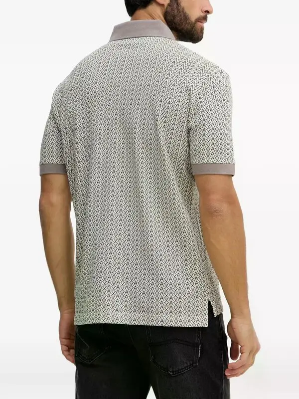 Armani Exchange Patterned Polo Shirt