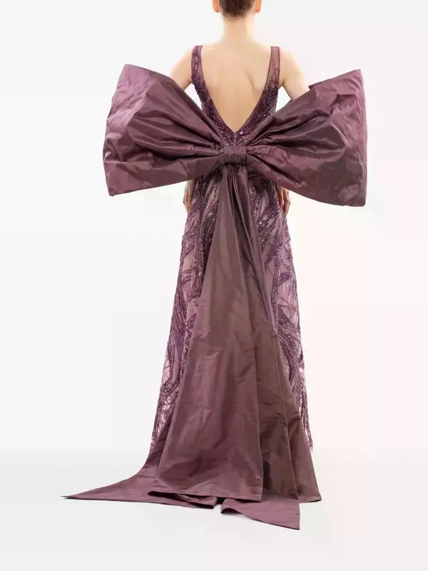 SAIID KOBEISY Oversized Bow Cape