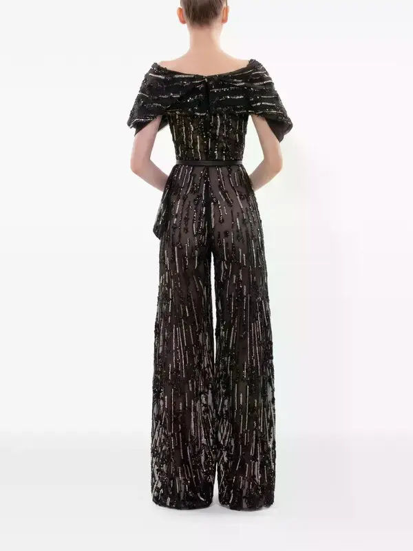 SAIID KOBEISY Sequin-embellished Jumpsuit