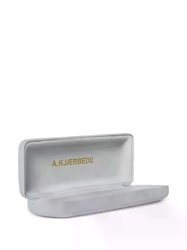 A.KJAERBEDE Logo Print Hard Case