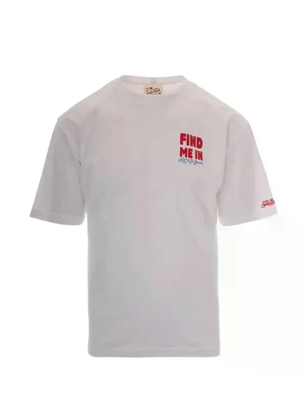 MC2 SAINT BARTH Graphic-print T-shirt - White