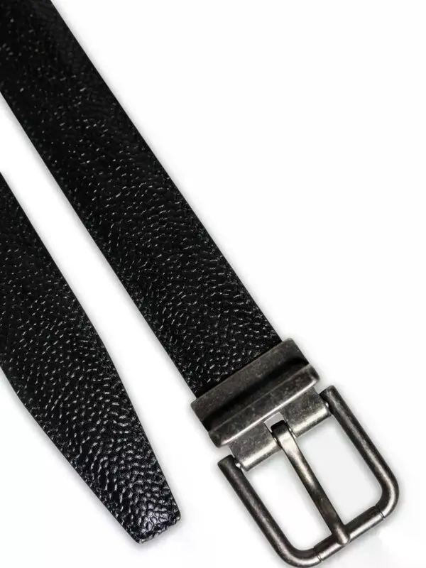 Dolce & Gabbana Leather Belt With Pin Buckle