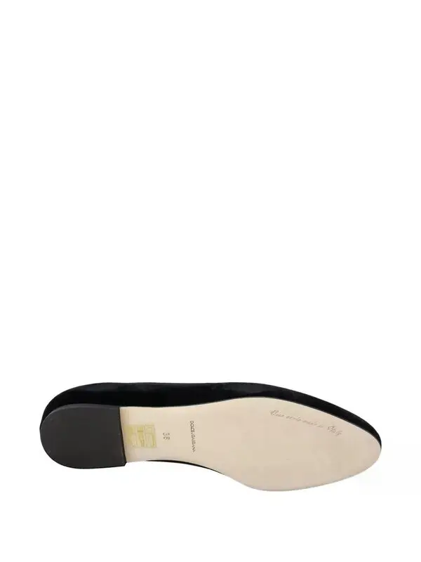 Dolce & Gabbana Velvet Loafers