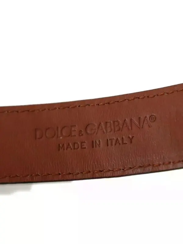 Dolce & Gabbana Leopard-print Buckle Belt